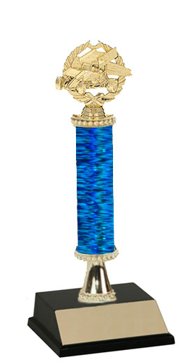 R1R Sprint Car Trophy with Single Column and Riser