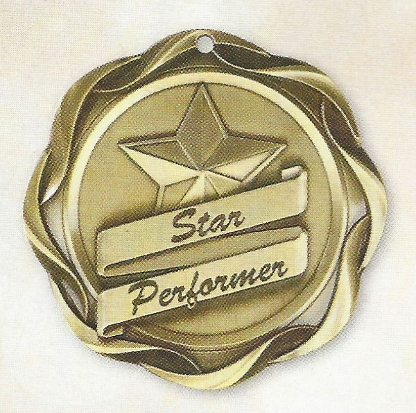 Three Inch Star Performer Medals