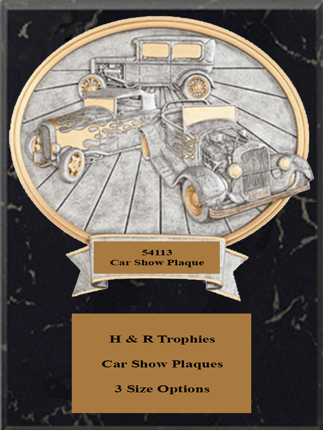 Hot Rods Car Show Plaque 54113-BMV