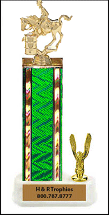 S2-718G-719G Barrel Racing Trophy