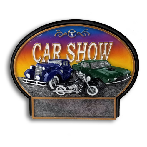 Car Show Plaque WBTX791