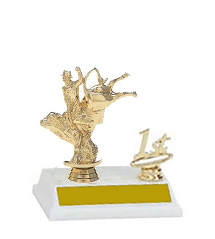2BF Bull Rider Rodeo Trophy