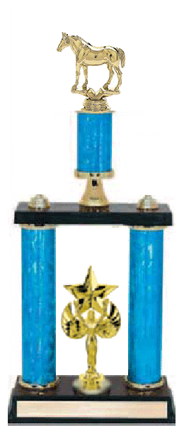 DPSRR-701GQH Quarter Horse Round Stack Trophy