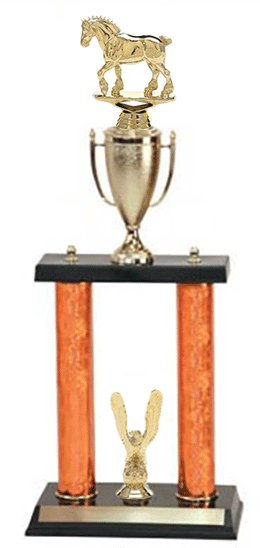 DPC-4015G Draft Horse Trophy for a Show or Sled Pull