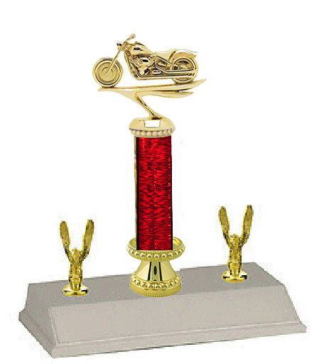 R3R-655 Softail Motorcycle Show Trophy, Single Column, Riser and Double ...