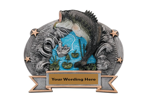 Bass Fishing Plaque RF3771