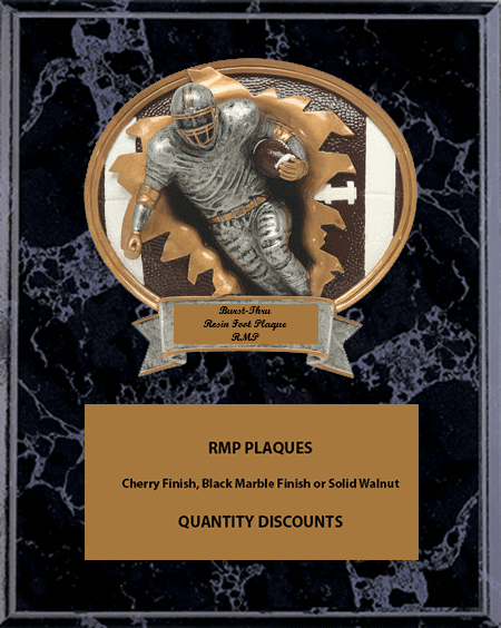 Mounted Risen Burst Thru Plaques