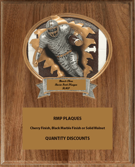 Mounted Risen Burst Thru Plaques