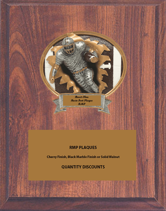 Mounted Risen Burst Thru Plaques