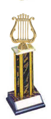 S1 Square Column Band Trophy, Music Trophy