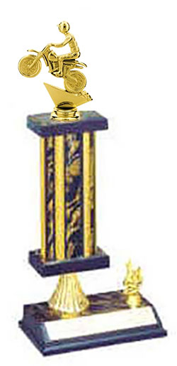 H & R Trophies. S2R80074MC Motocross Race Trophy