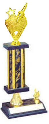 S2R Spark Plug Trophy, Single Column, Riser and Trim