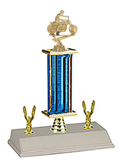 S3R-360MFT Motocross Trophy, Single Column and Riser Plus Trim